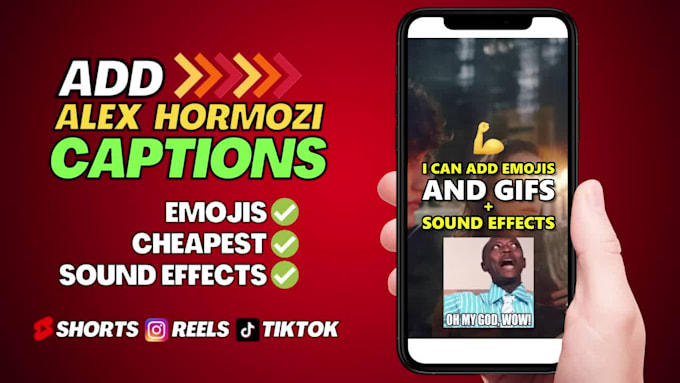 Edit Alex Hormozi Style Captions For Reels Shorts And Tiktok Videos By