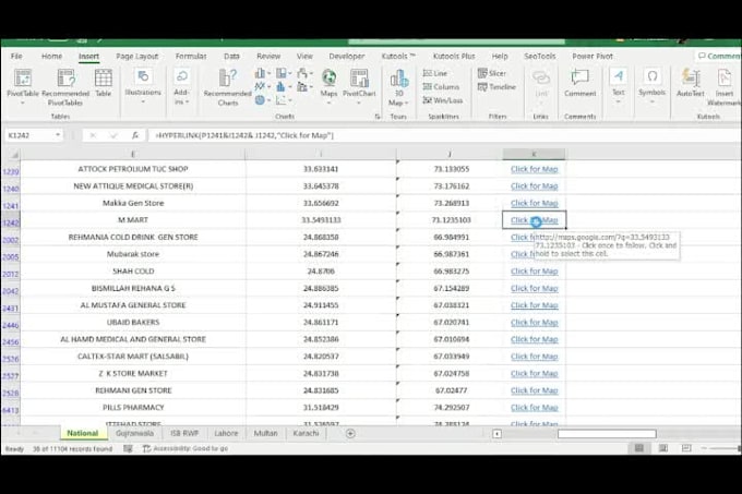 Do Geocoding Reverse Geocoding In Excel Or Csv File And Bulk Image Downloading By Gdasif Fiverr
