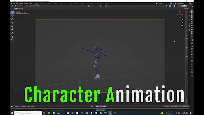 Create a 3d character rig and animation for you by Talalzed0 | Fiverr