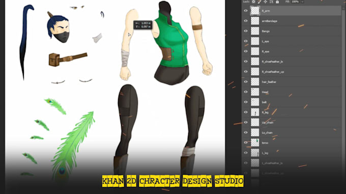 2d character design for 2d custom character animation by Khan9132 | Fiverr