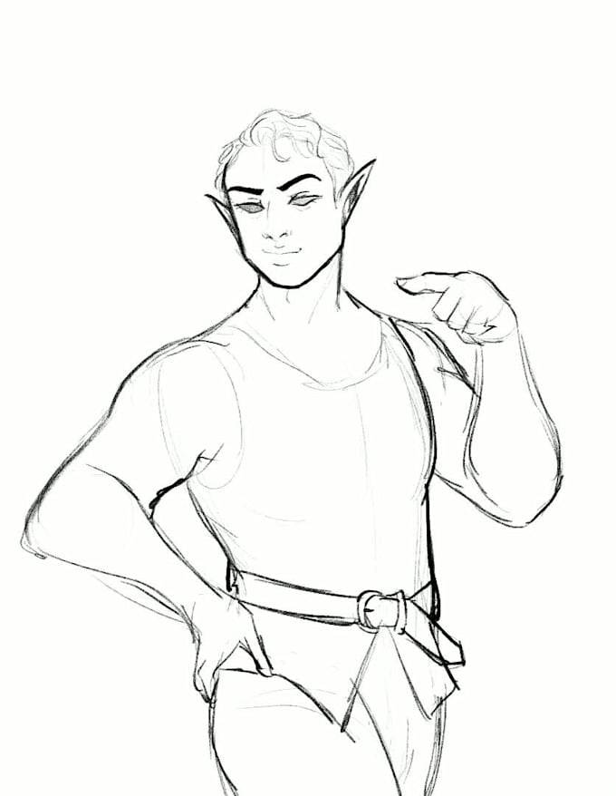 Draw your oc or dnd character by Sarahvotava | Fiverr