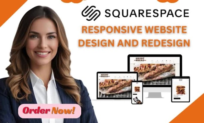 Create build squarespace landing page design custom squarespace website redesign by Uniqueweb6 ...