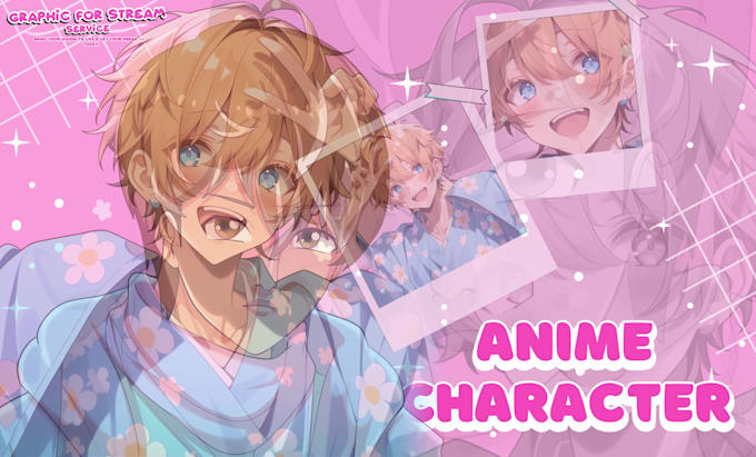 Draw pfp anime character, fan art, concept art, vtuber avatar, chibi ...
