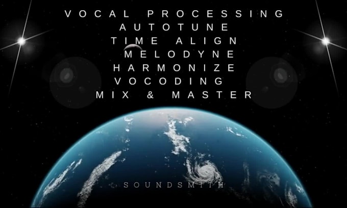Autotune, time align, melodyne, harmonize, process and mix your vocals by Soundsmithmusic | Fiverr