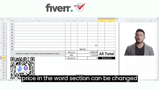 Create automatic excel based invoice by Arnab_das | Fiverr Create automatic excel based invoice by Arnab_das | Fiverr
