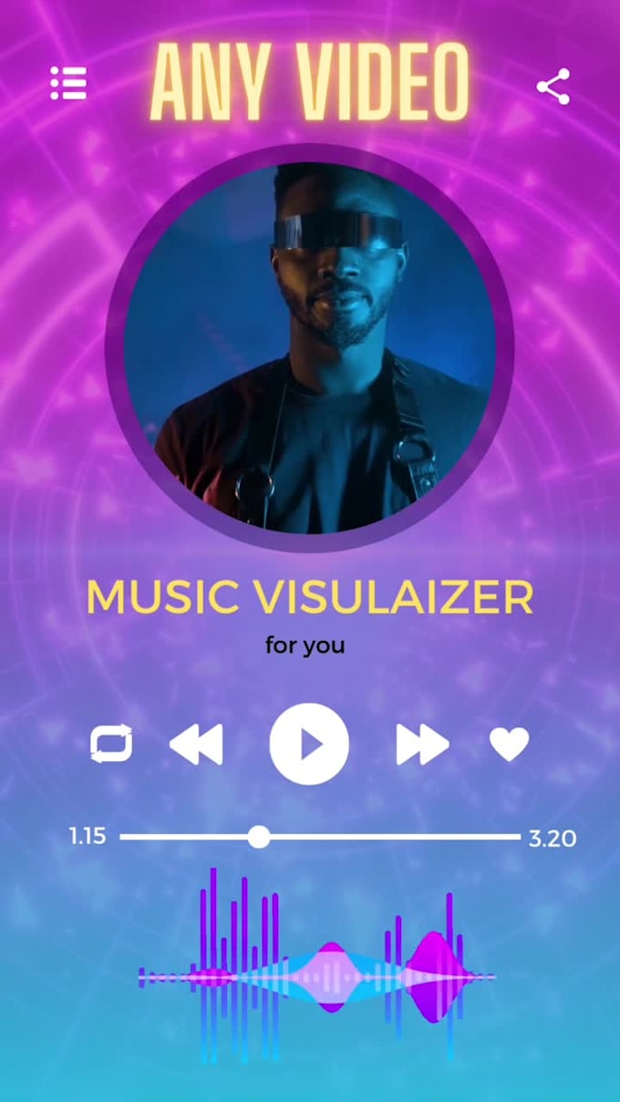 Professional music visualizer creator for stunning visual experiences ...