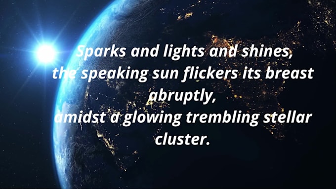 Write you deep custom poetry, rhyme schemes and short stories on any ...