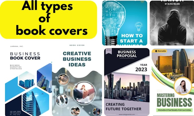 Design a beautiful book cover for all kinds of books by Che_creations ...