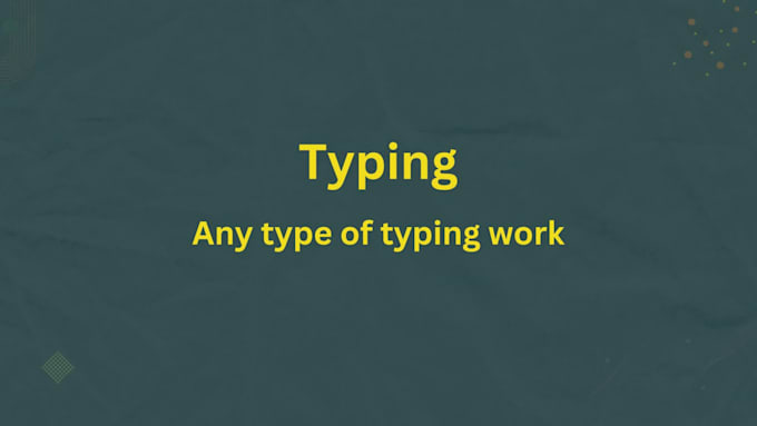 Fast typing, edit ms word, copy and paste work by Abdul_rafay122 | Fiverr