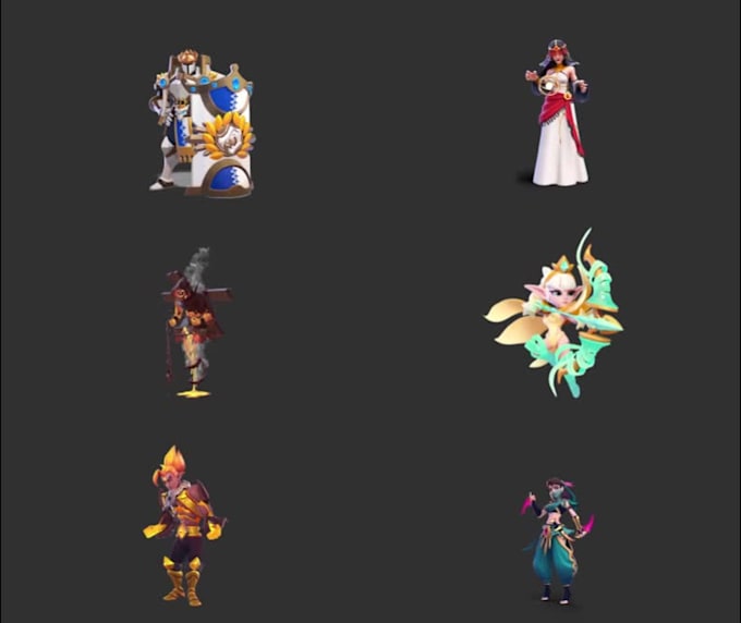 Pro spine 2d character animation for games by Xiamingyu | Fiverr