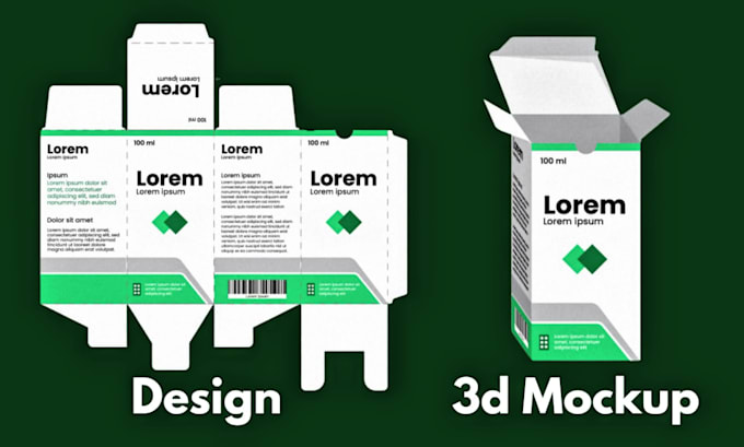 Do professional box dieline for your product packaging by Mamoon_haseeb ...