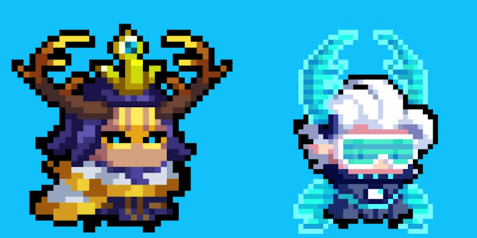 2d sprite sheet pixel game art asset rpg maker sprite sheet animation ...