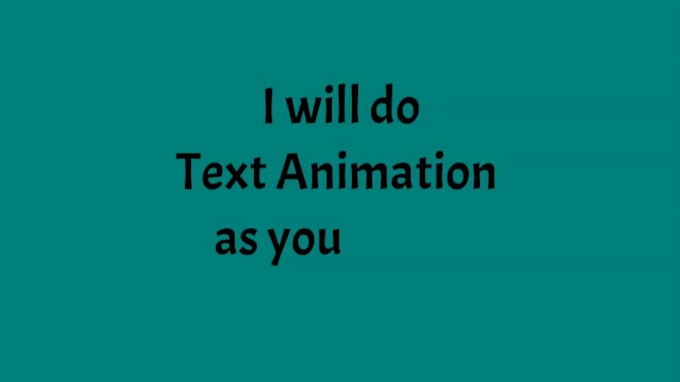 Do text animation for you by Tt_island | Fiverr