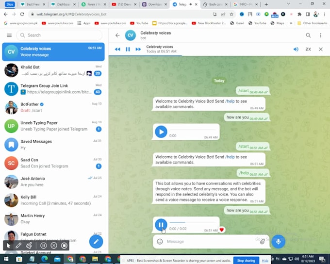 Expert ai chatbot and voice bot developer elevating user engagement by Saifkhan7777 | Fiverr