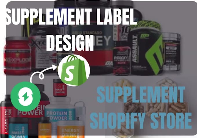 Do supplement label design supliful label design shopify store product ...