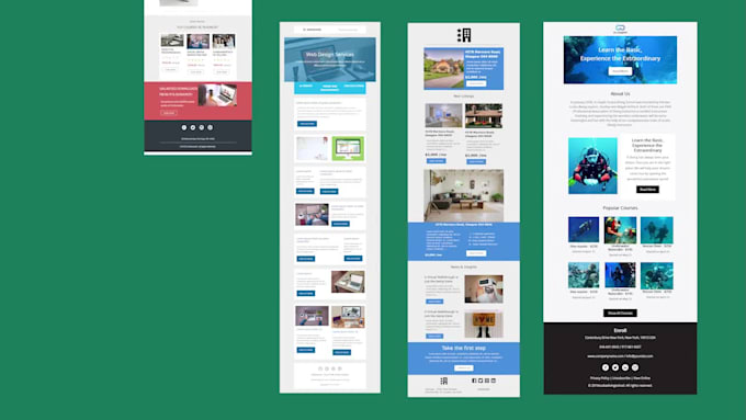 Html or mailchimp email template design by Md_nazmulislam5 | Fiverr