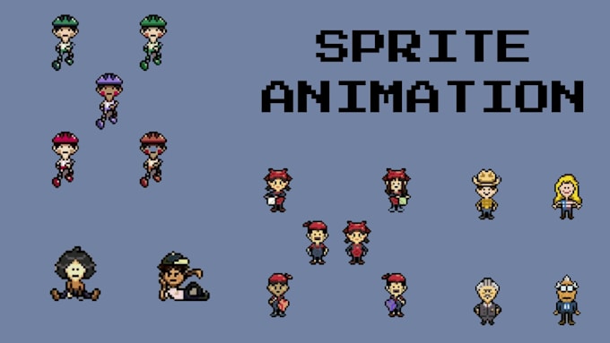 Do pixel sprite animation rpg maker mv sprite sheet character sprite design
