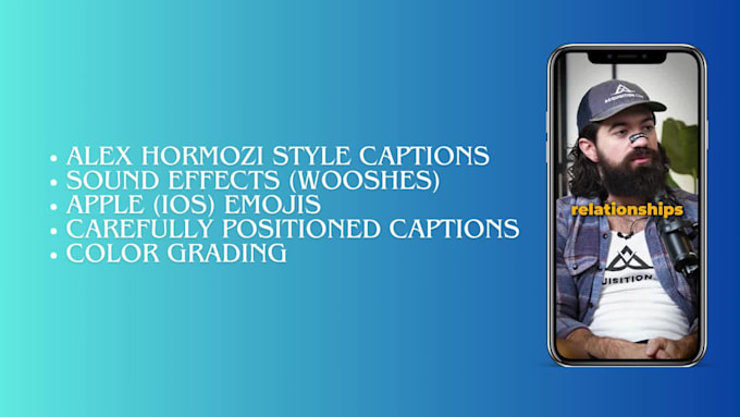 Edit alex hormozi style captions by Dreyxe | Fiverr