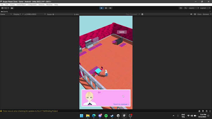 Develop games with unity by Xarsgg | Fiverr