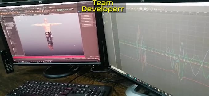 Do 3d characters and environments modeling,texturing,rendering,3d animation by Teamdeveloperr ...