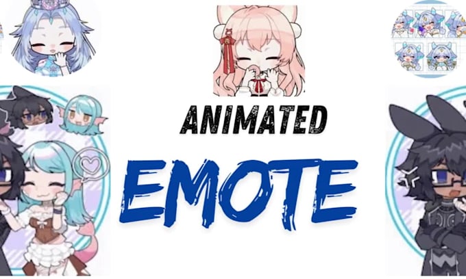Chibi emote twitch emote animated emote vtuber emote anime pfp anime ...