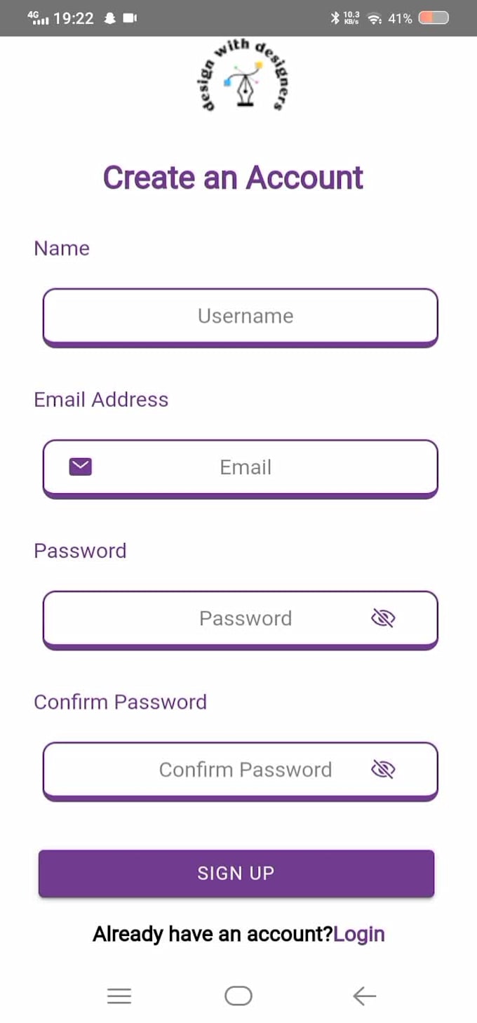 Design An Android Mobile Application For You Using Adobe Photoshop And Figma By Ameer Appmaker
