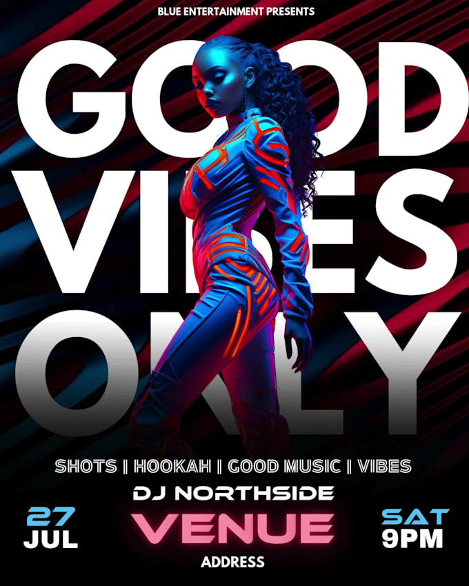 Design club event flyer, motion flyer, party, sports flyer by Nico1000 ...