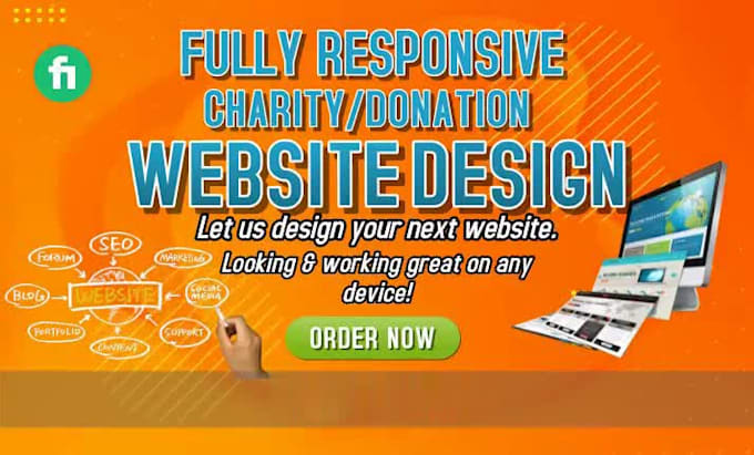 Create a responsive website for nonprofit organizations, charity and ...