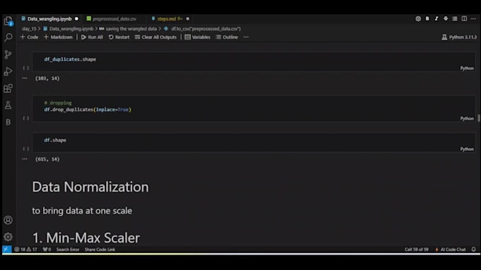 Do Data Wrangling Preprocessing And Visualization Using Python By