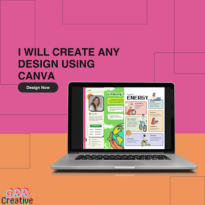 Create any design using canva by Studiogrr | Fiverr