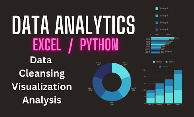 Do data cleaning analysis visualization in python excel power bi by Mushtaq_ghumman | Fiverr