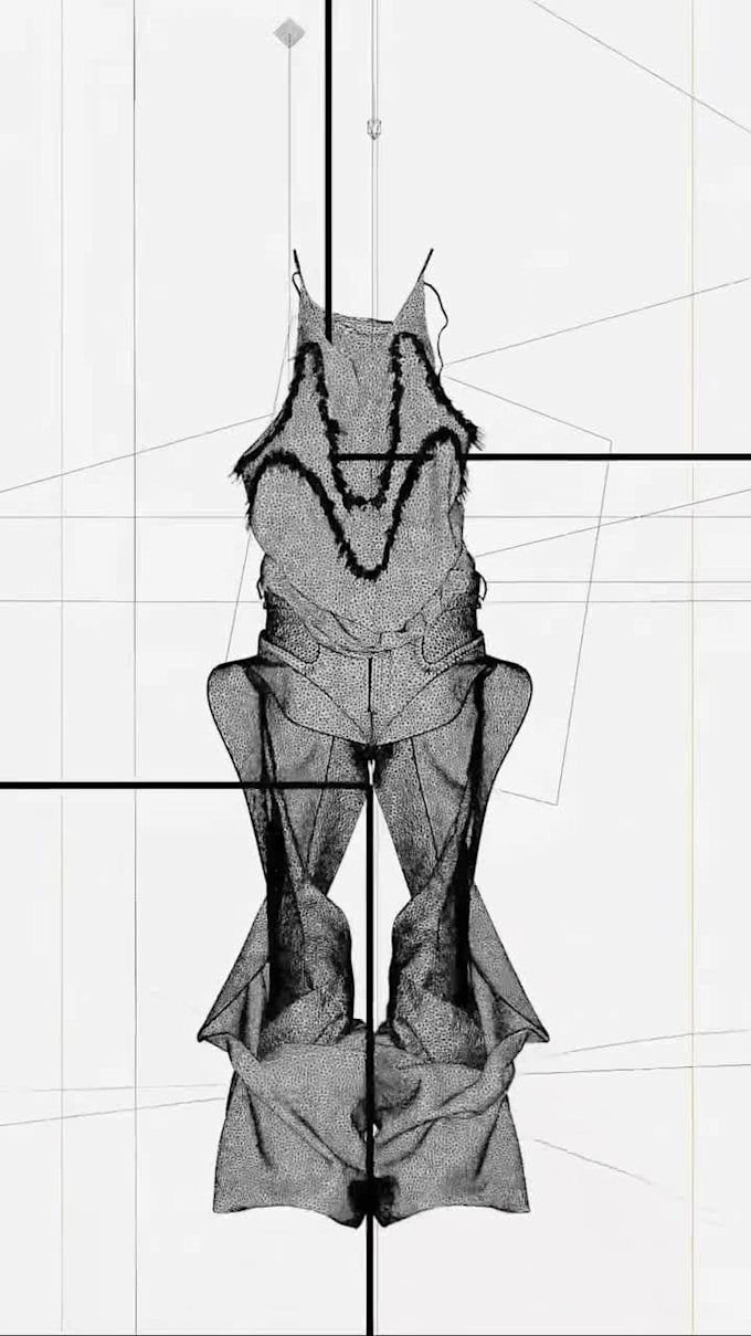 Make futuristic 3d cloth simulation, cloth simulation vfx water 3d cgi ...