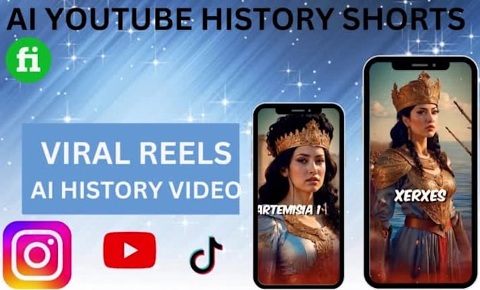 Create stunning 4k ai history video, ai shorts, ai reels for youtube and tik tok by Phantom_x11 ...