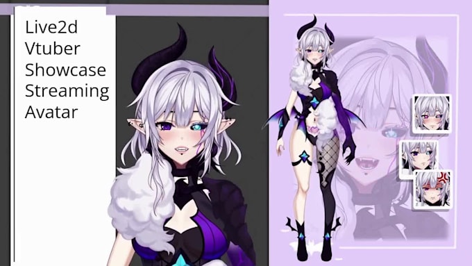 Design and rig professional vtuber model character live2d avatar vtube studio by Oluwa_dabira ...