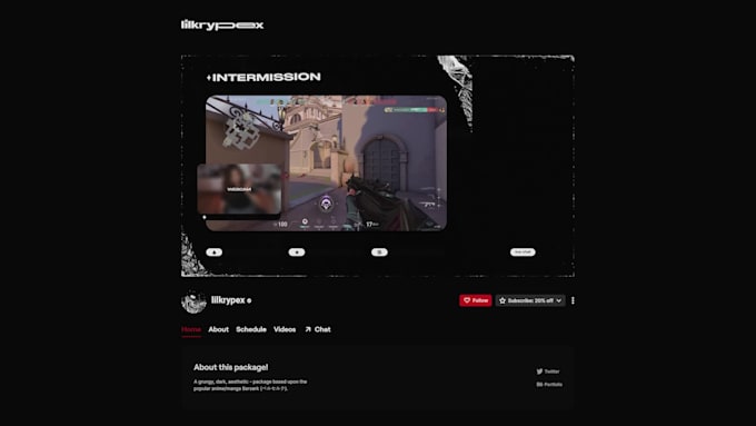 Customize an animated berserk stream package for you by Lilkrypex | Fiverr