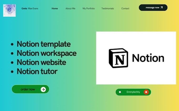 Set Up Custom Notion Template Notion Website Expert Notion Workspace Tutor By Emmytechhy Fiverr