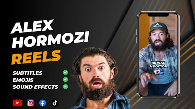 Edit alex hormozi captions style instagram reels with captions by ... Edit alex hormozi captions style instagram reels with captions by ...