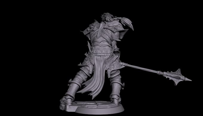 Sculpt 3d printing model, character sculpting, 3d miniature digital ...