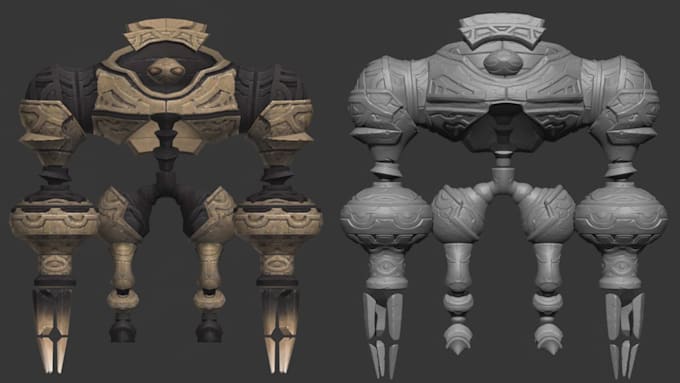 Do 3d character model and 3d action design by Zhangyanchen | Fiverr