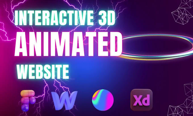 Interactive 3d animated website, 3d spline animation,scrolling, lottie, three js by Henry ...