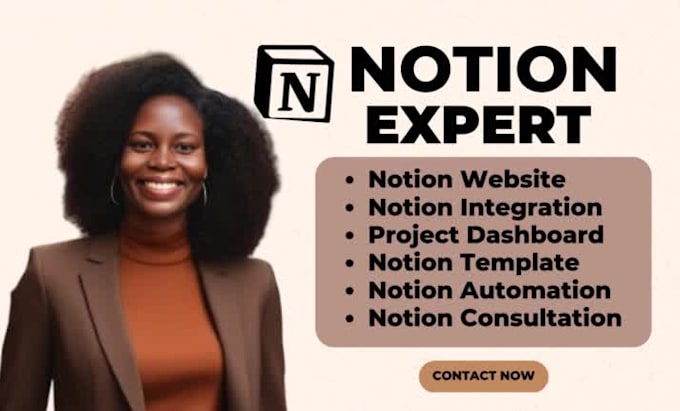 Design notion database setup, notion automation, notion template, notion expert by Oluwatofunmie ...