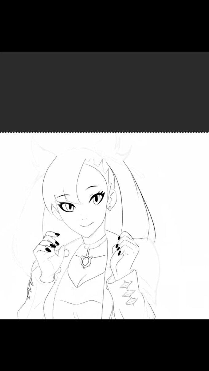 Draw half body game character fanart or your oc fanart by Desm0nt | Fiverr