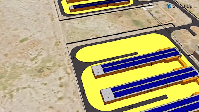 Design solar pv system in 2d, 3d and pvsyst simulation report by ...