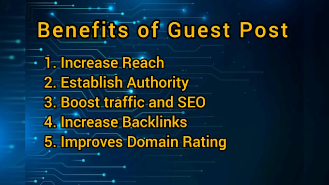 Do technology guest posts for your website by Mohsinhassan76 | Fiverr