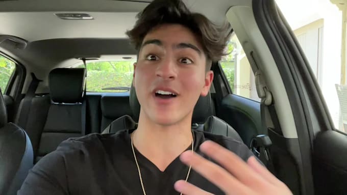 Create a natural selfie style video in my car by Blake3855 | Fiverr