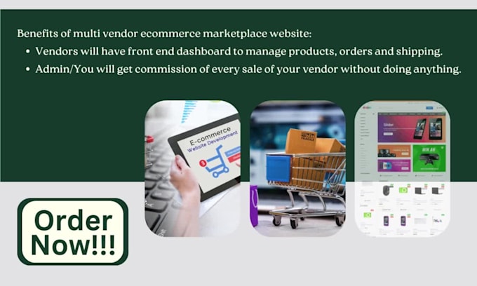 Develop multi vendor website and wordpress ecommerce store by Muhjam_services | Fiverr