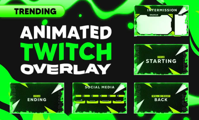 Create a trending animated twitch overlay stream package by Graphica9 ... Create a trending animated twitch overlay stream package by Graphica9 ...
