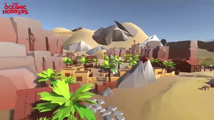 Do game art,gfx, map, 3d environment, level design for unity, unreal, roblox map by ...