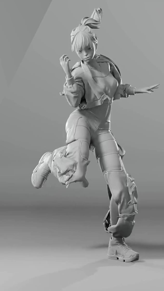 Create 3d character model, modo model, mmd model, ikfk, wonder dynamic ...