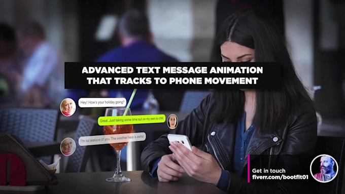Animate sms text messages for your video or youtube channel by ...
